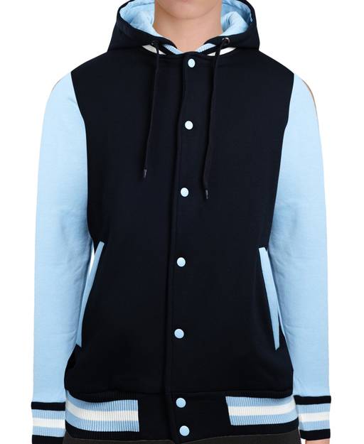 Hooded Varsity Jacket | Uniform Hero
