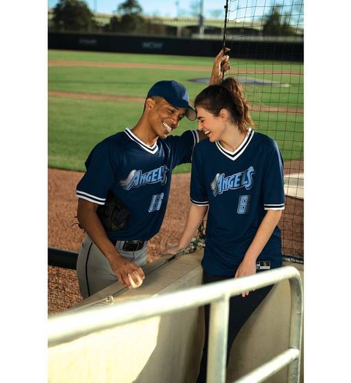 Retro V-neck Baseball Jersey | Uniform Hero